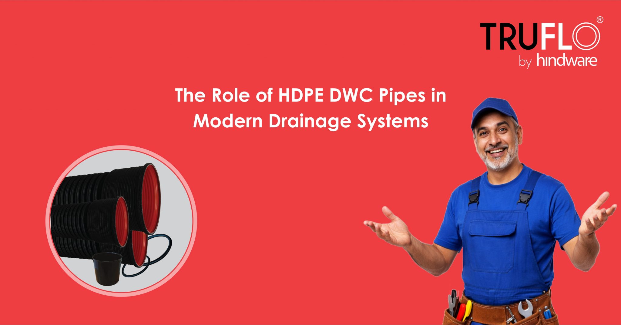 The Role of HDPE DWC Pipes in Modern Drainage Systems | Truflo Pipes